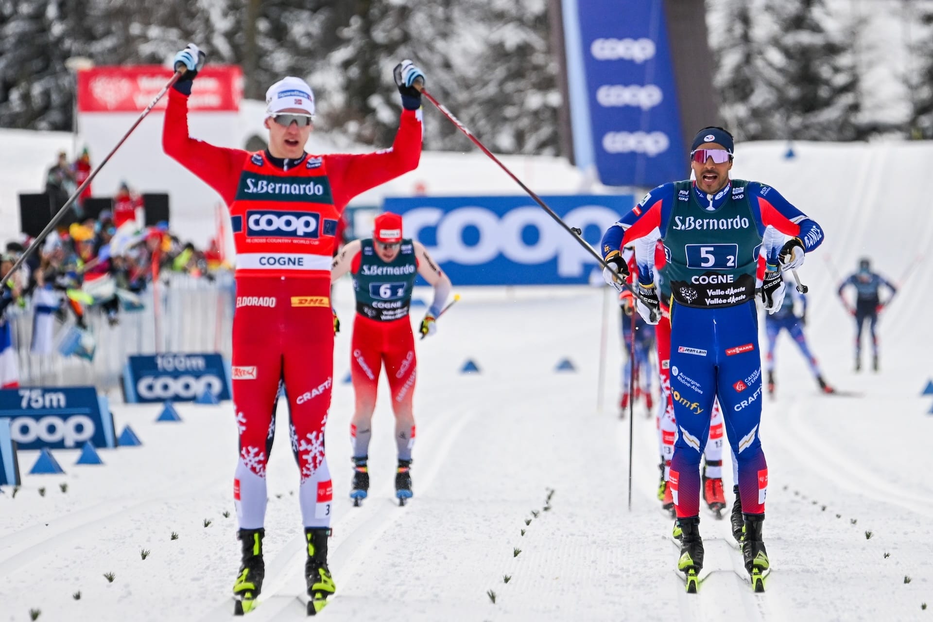 Valnes: – Han er lynrask, men jeg lurte han - Langrenn.com